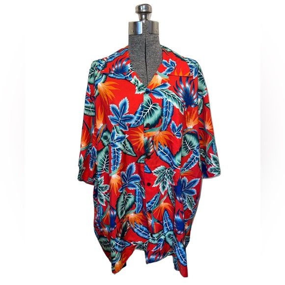 Alvish | Shirts | Nwot Alvish Hawaiian Shirt Buttondown Shortsleeve ...